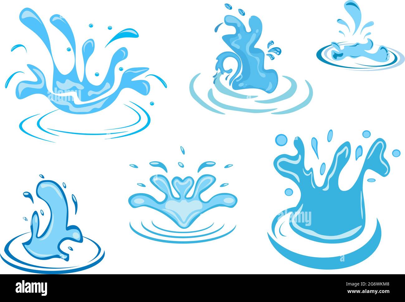 Water Drop Splash Vector