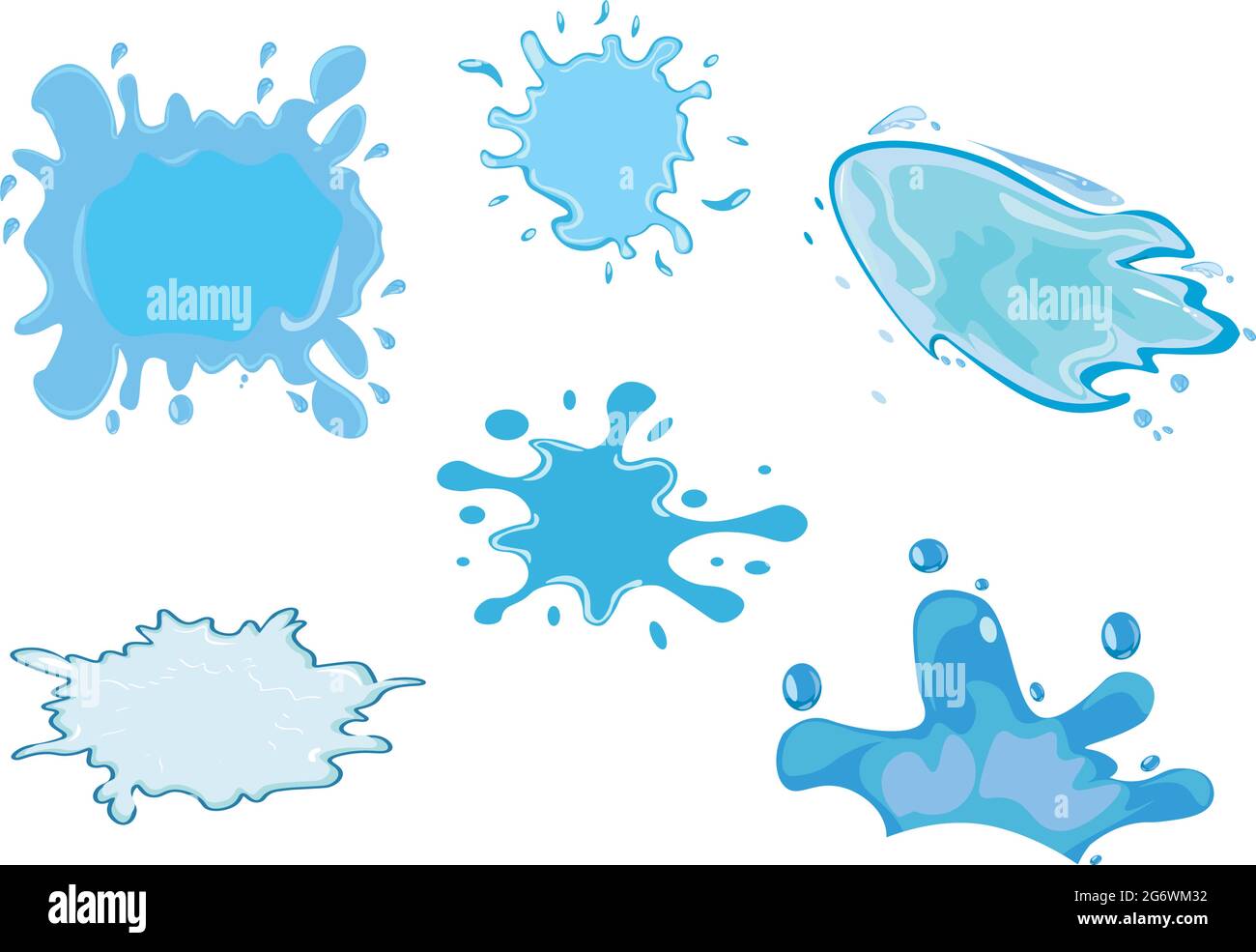 Splashing Into Water Drop Stock Vector Images - Alamy