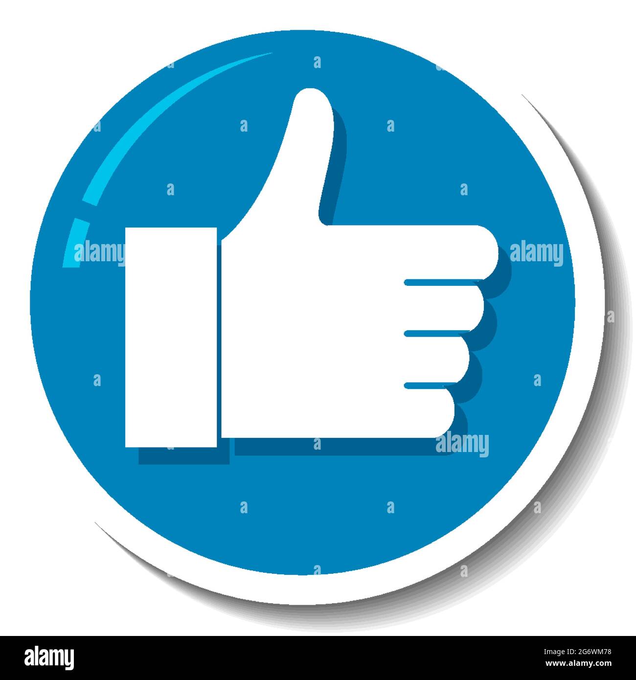 Thump up sign Stock Vector Images - Alamy