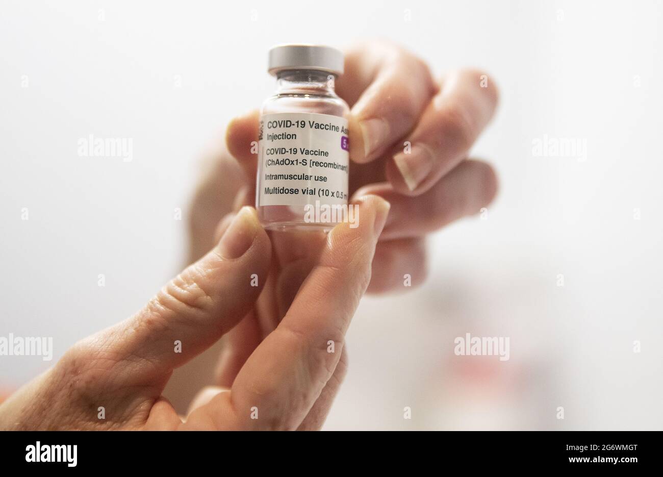 File photo dated 12-05-2021 of Public Health Nurse Deirdre Murphy holds ...