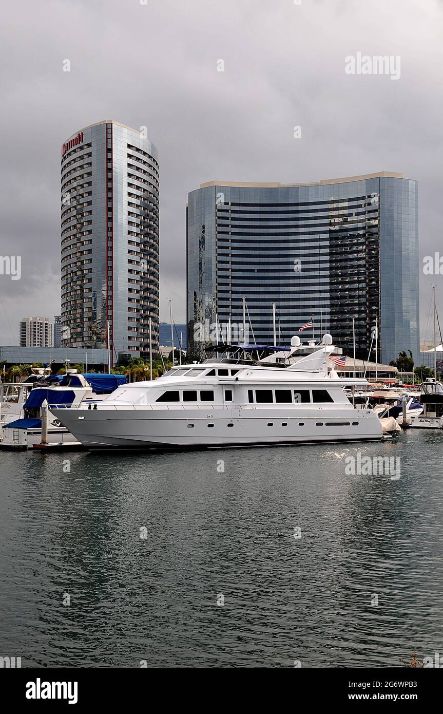 San Diego/california/ 26 September 2019/ Marriott hotel in San Diego ...
