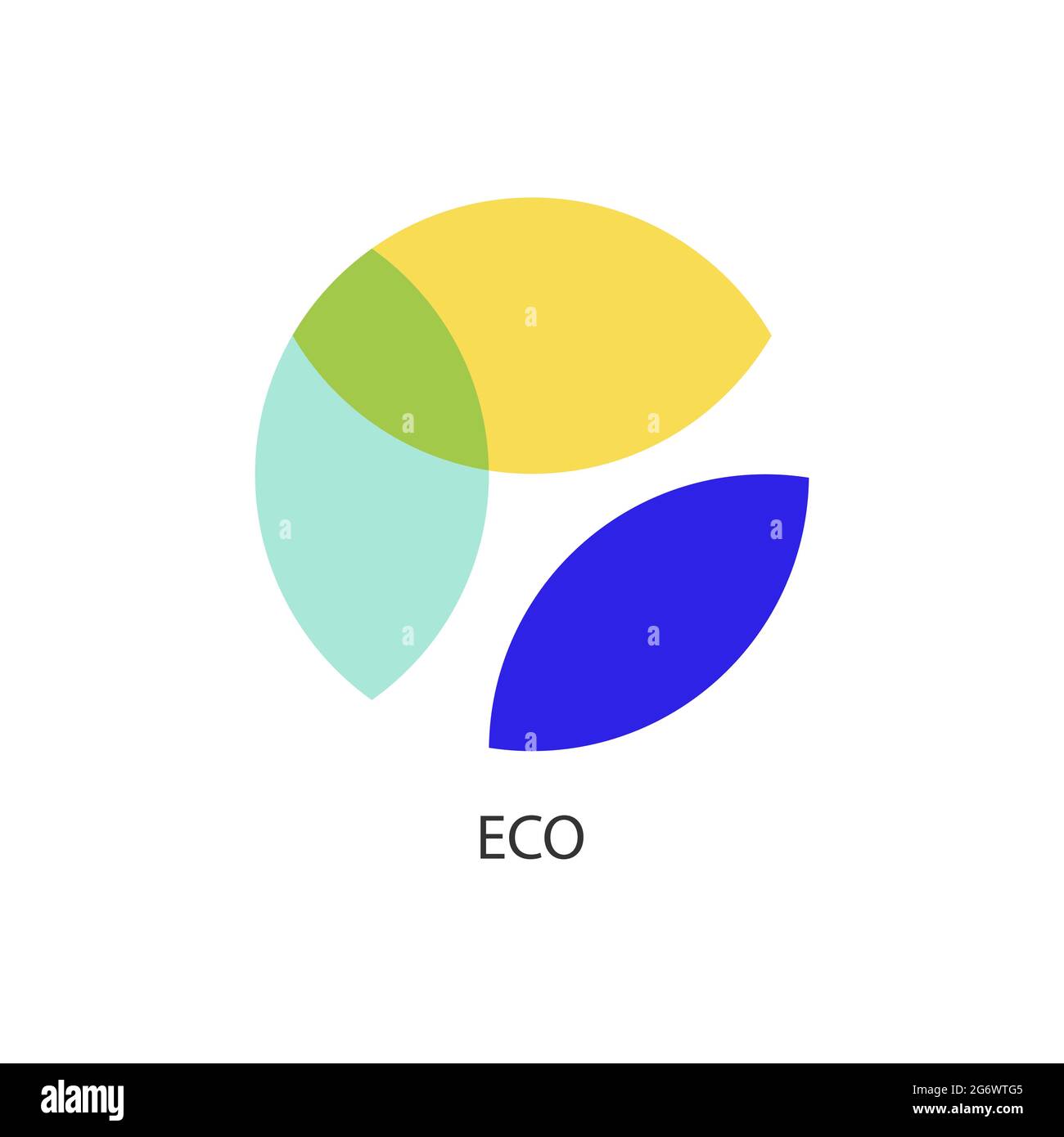 Eco cryptocoin digital currency vector logo icon Stock Vector Image ...