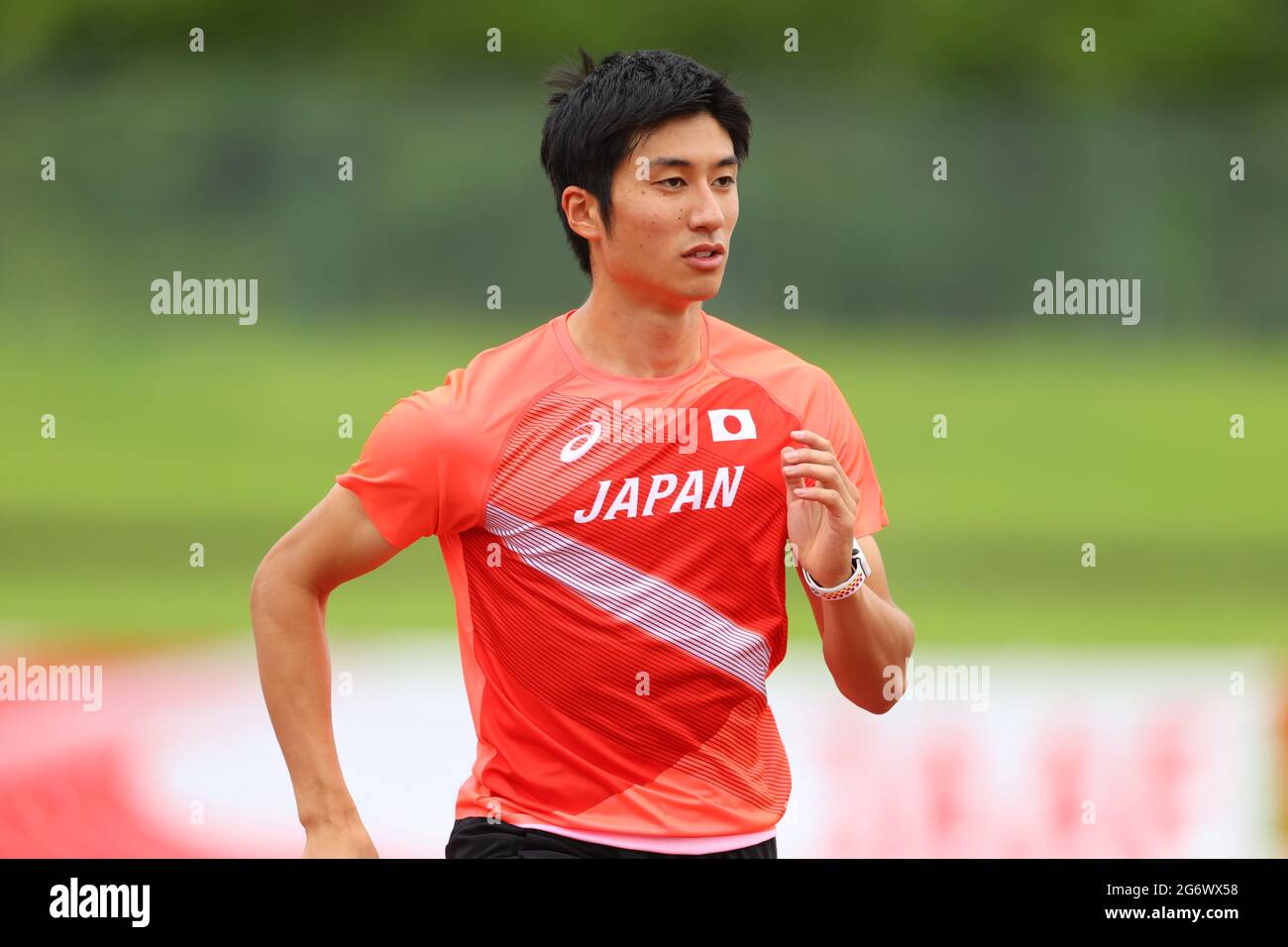 Yamanashi, Japan. 9th July, 2021. Kosuke Ikeda (JPN) Athletics : Men's Sprint Japan national ...
