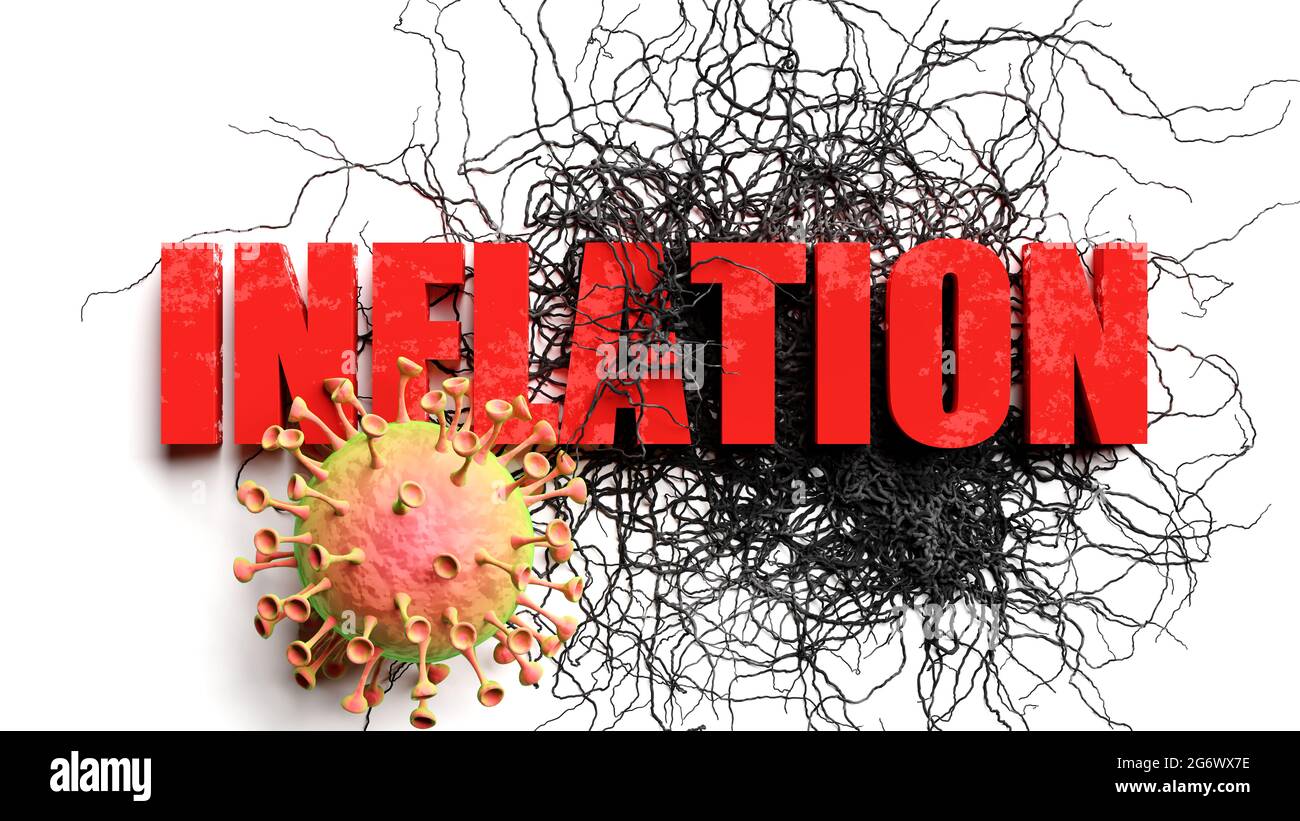 Degradation and inflation during covid pandemic hi-res stock ...