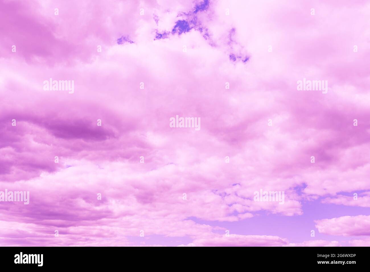 Beautiful dramatic pink cloud purple sky and violet filter Background ...