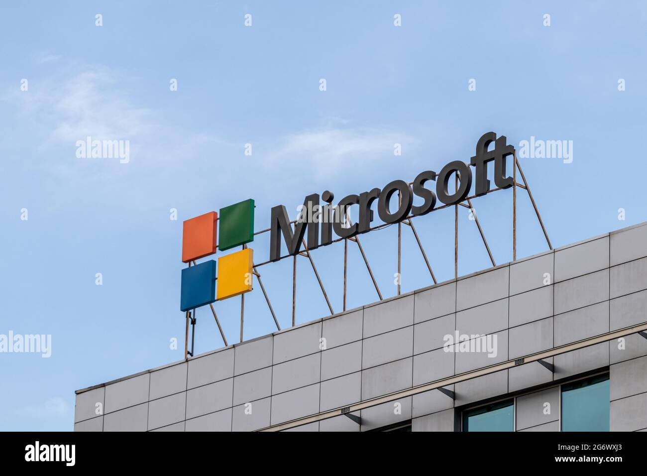 Microsoft logo building kazakhstan hi-res stock photography and images ...