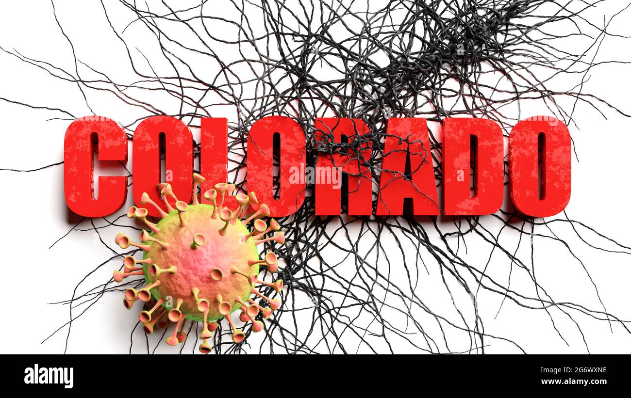 Degradation and colorado during covid pandemic, pictured as declining ...