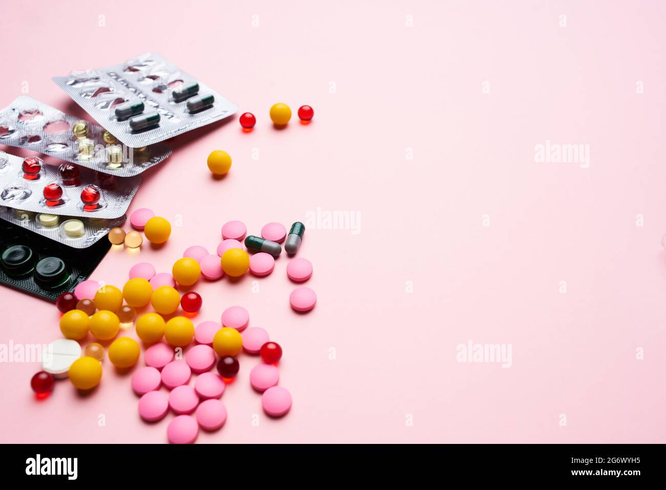 pill packaging multicolored medicines pharmaceutical health pink ...