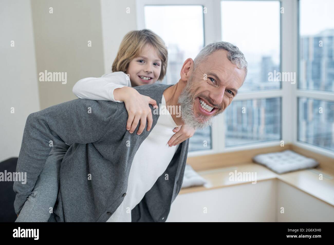 Adult having fun with kids hi-res stock photography and images - Alamy