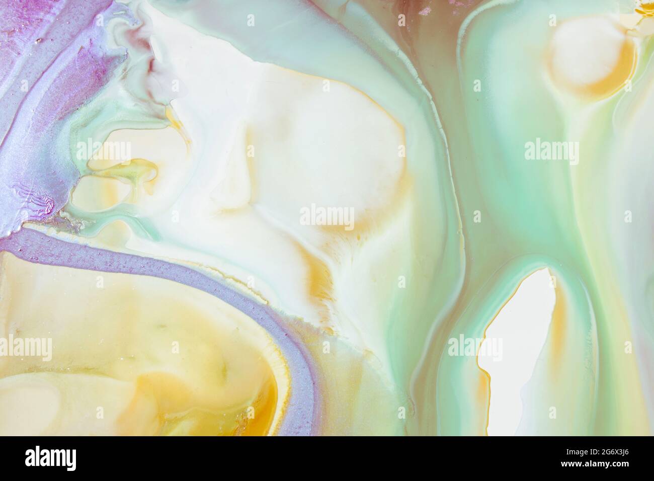 Acrylic abstract paint. Closeup of the painting. Colorful abstract ...
