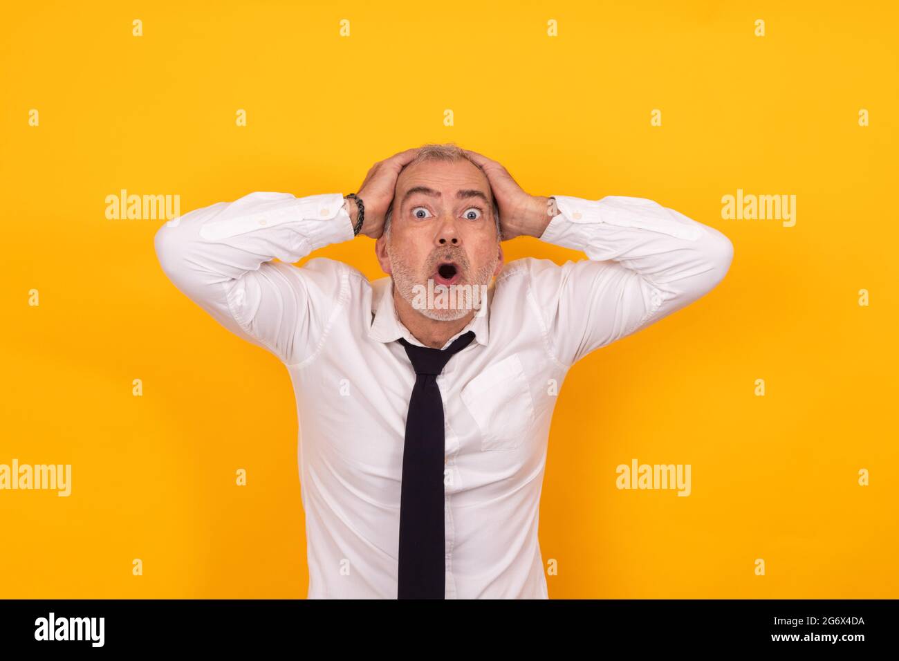 Man looking at hands hi-res stock photography and images - Alamy