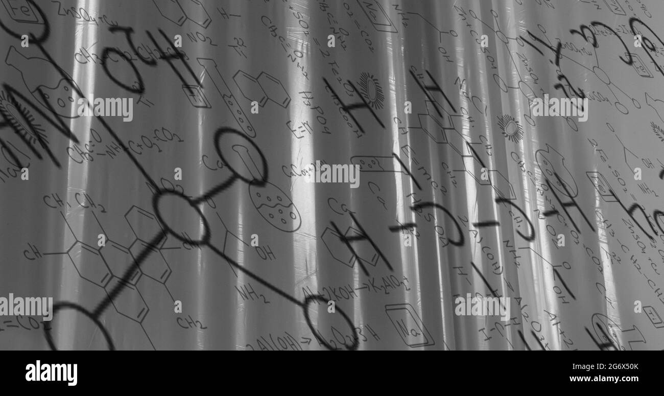 Image of black structural formulae of chemical compounds on white Stock ...