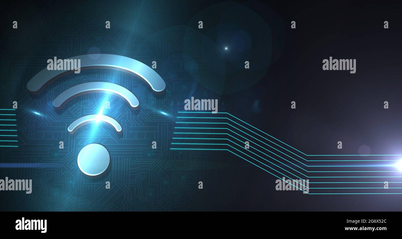 Wifi lines hi-res stock photography and images - Alamy