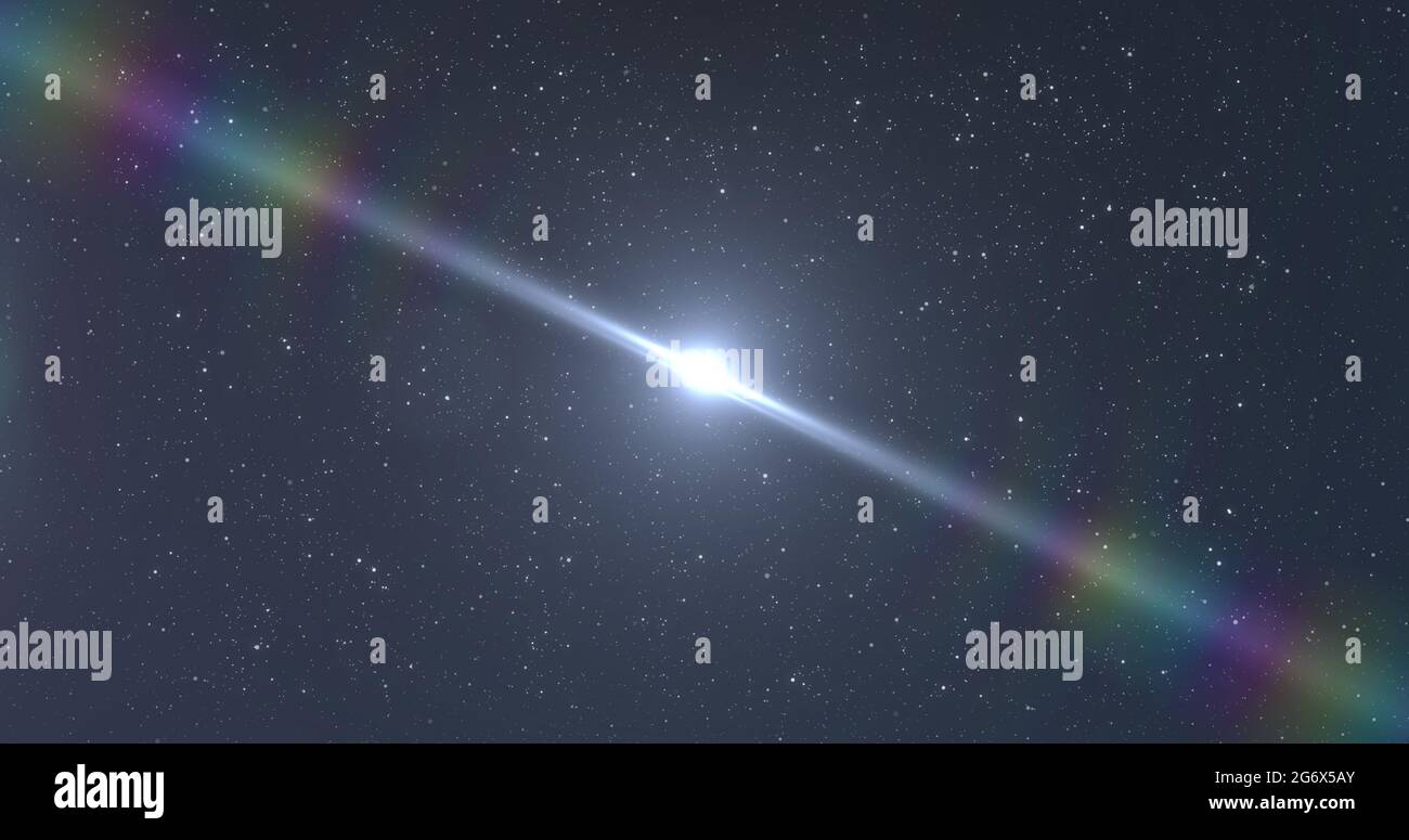Night Sky Rainbow