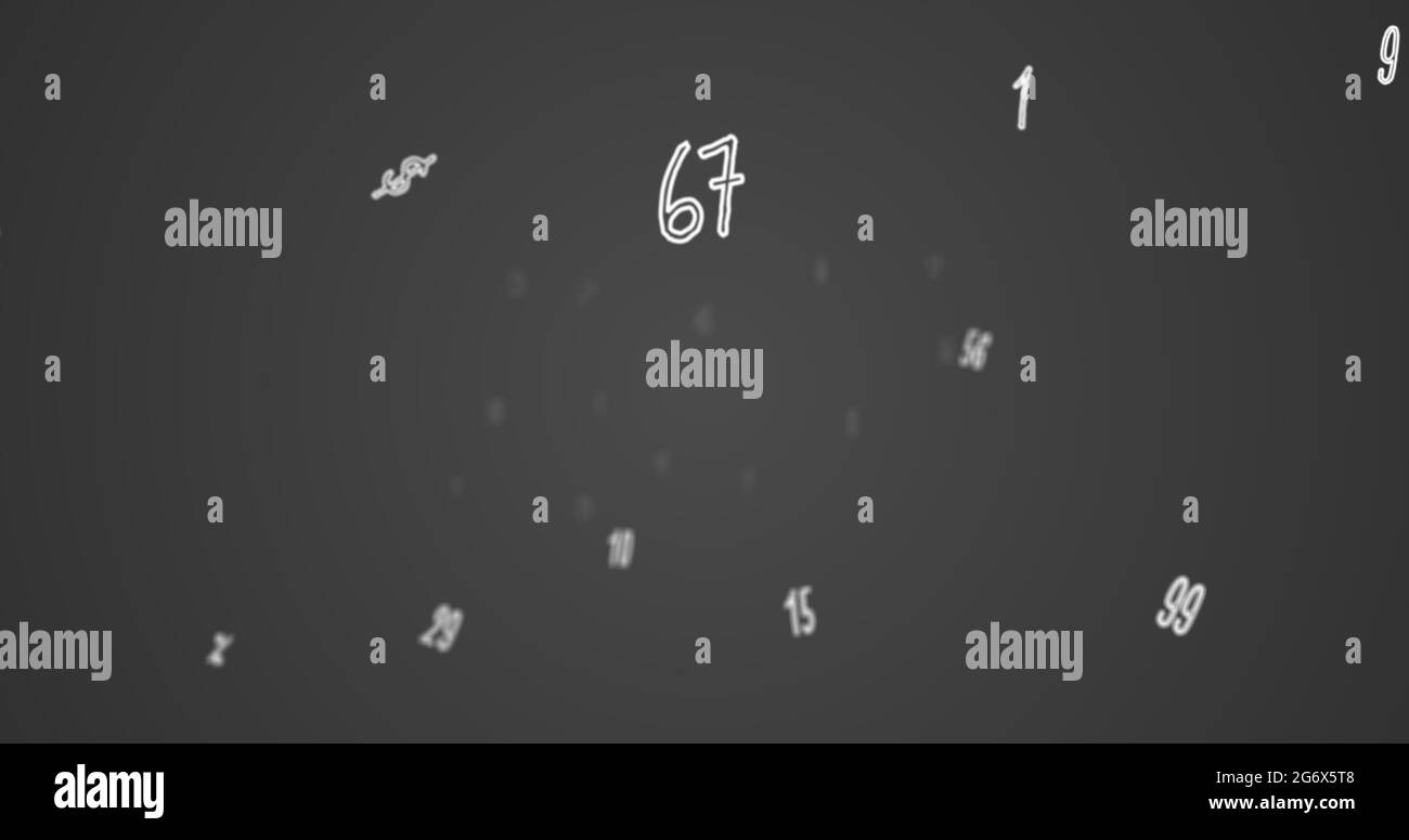 Numbers figures illustration hi-res stock photography and images - Alamy