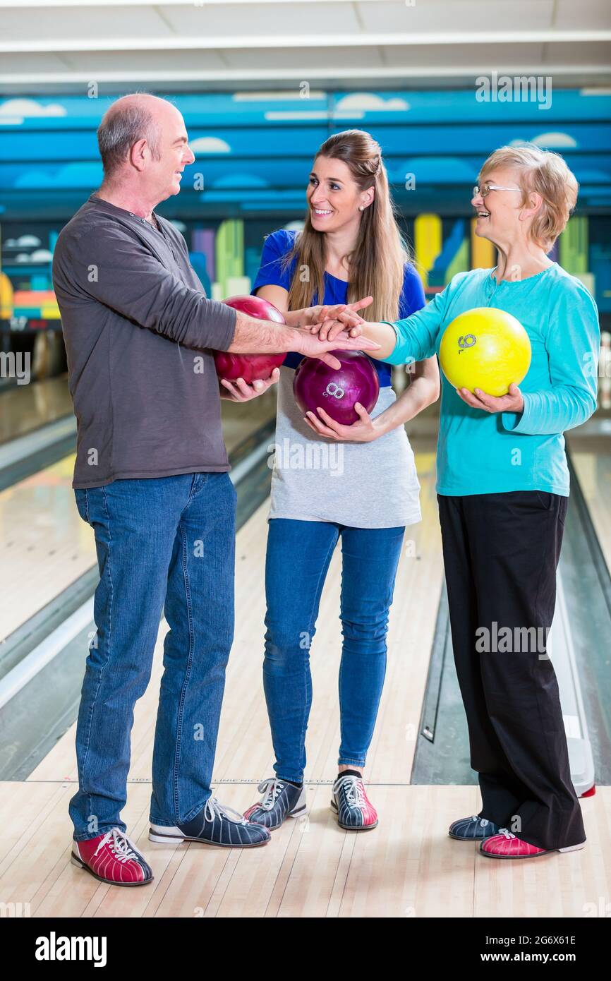 Happy together elderly stacked hi-res stock photography and images - Alamy