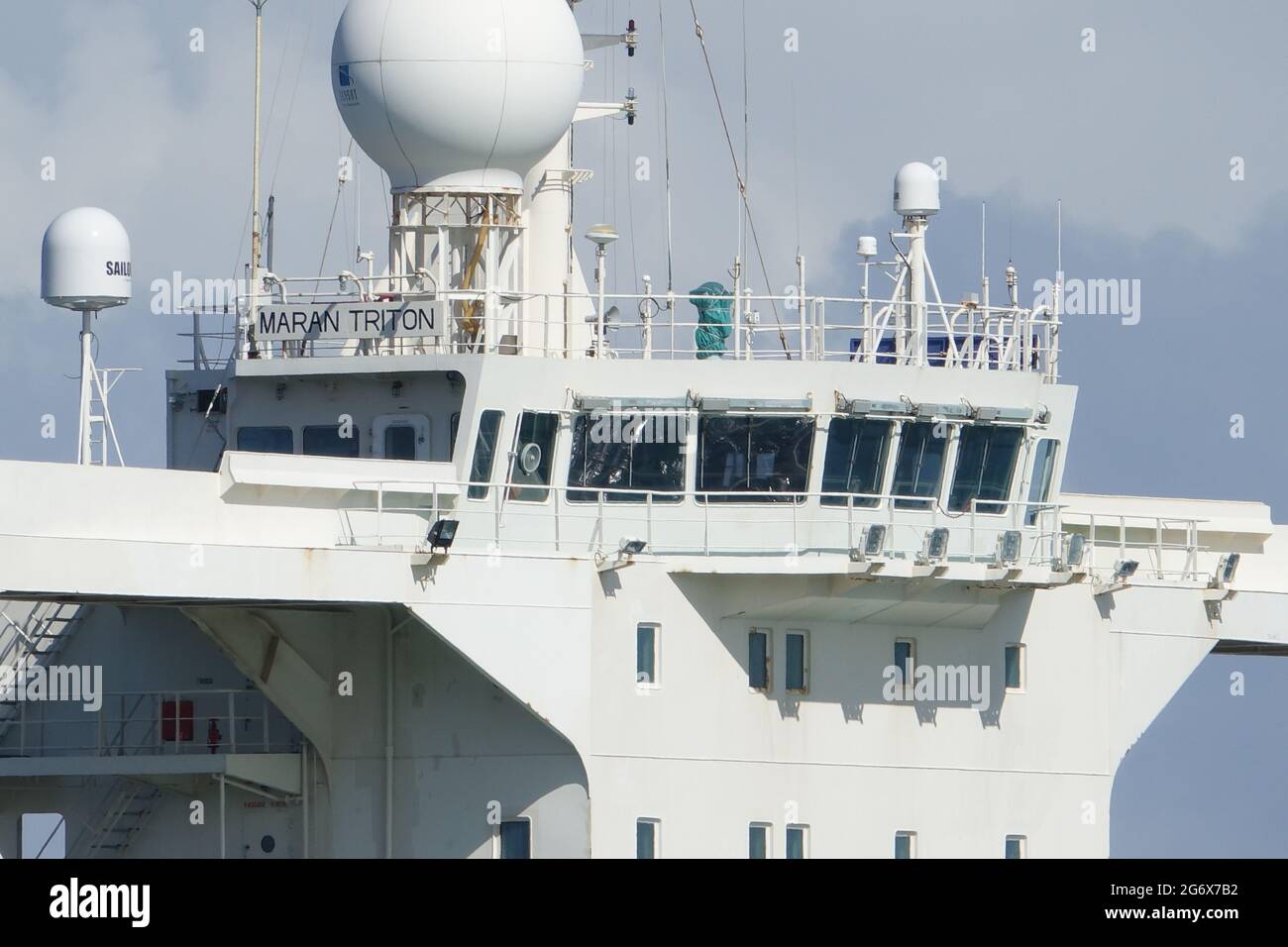 Oil tanker vessel deck hi-res stock photography and images - Alamy