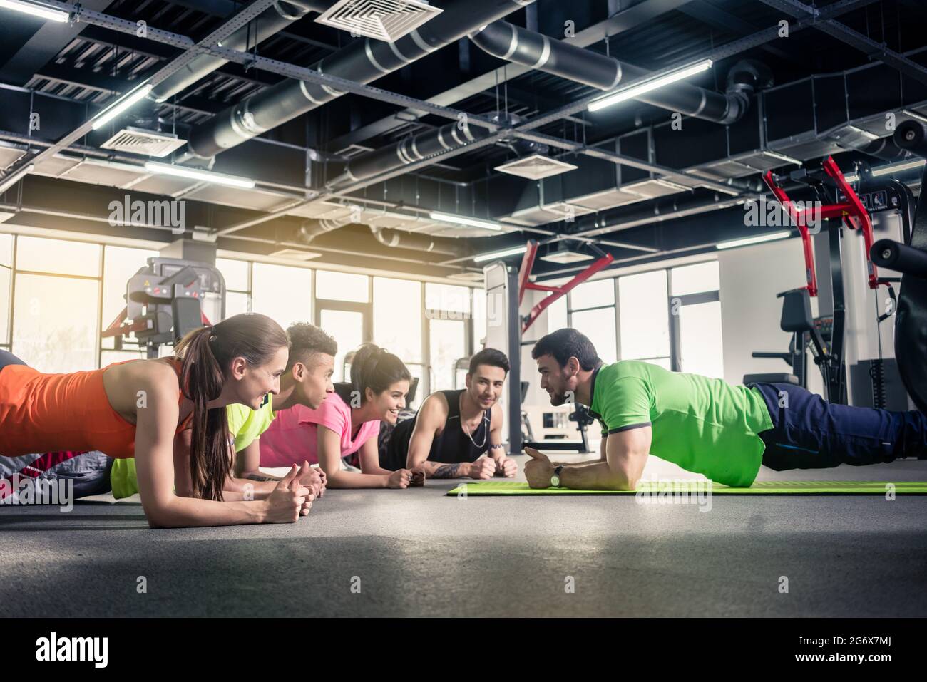 Group pushup hi-res stock photography and images - Alamy