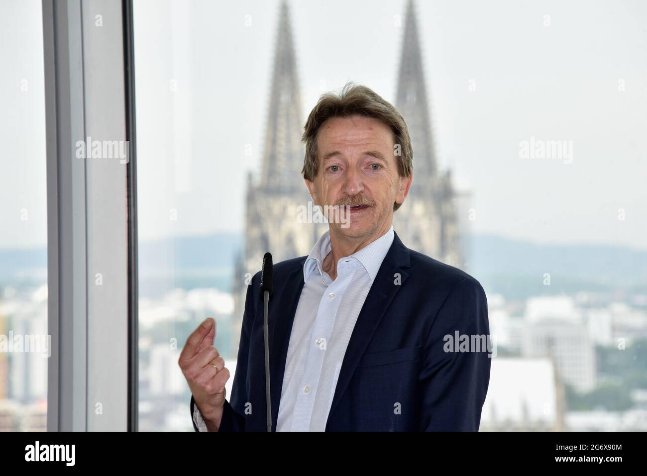 Cologne, Germany. 08th July, 2021. Bernd Rittmeier, project manager at ...