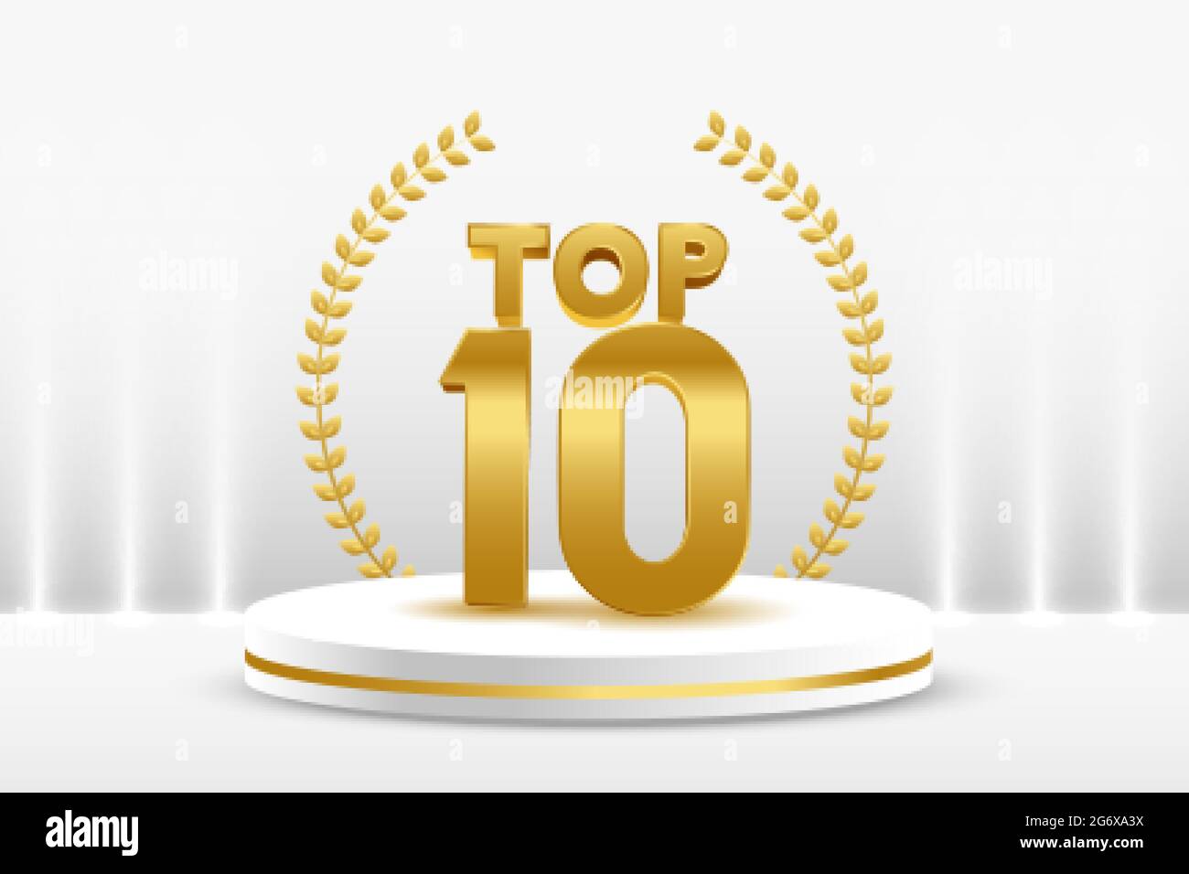 Top 10 List Stock Vector Images - Alamy