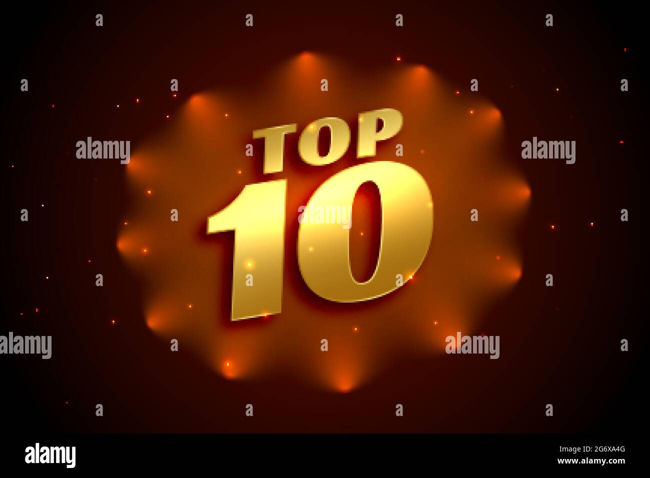 Top 10 List Stock Vector Images - Alamy