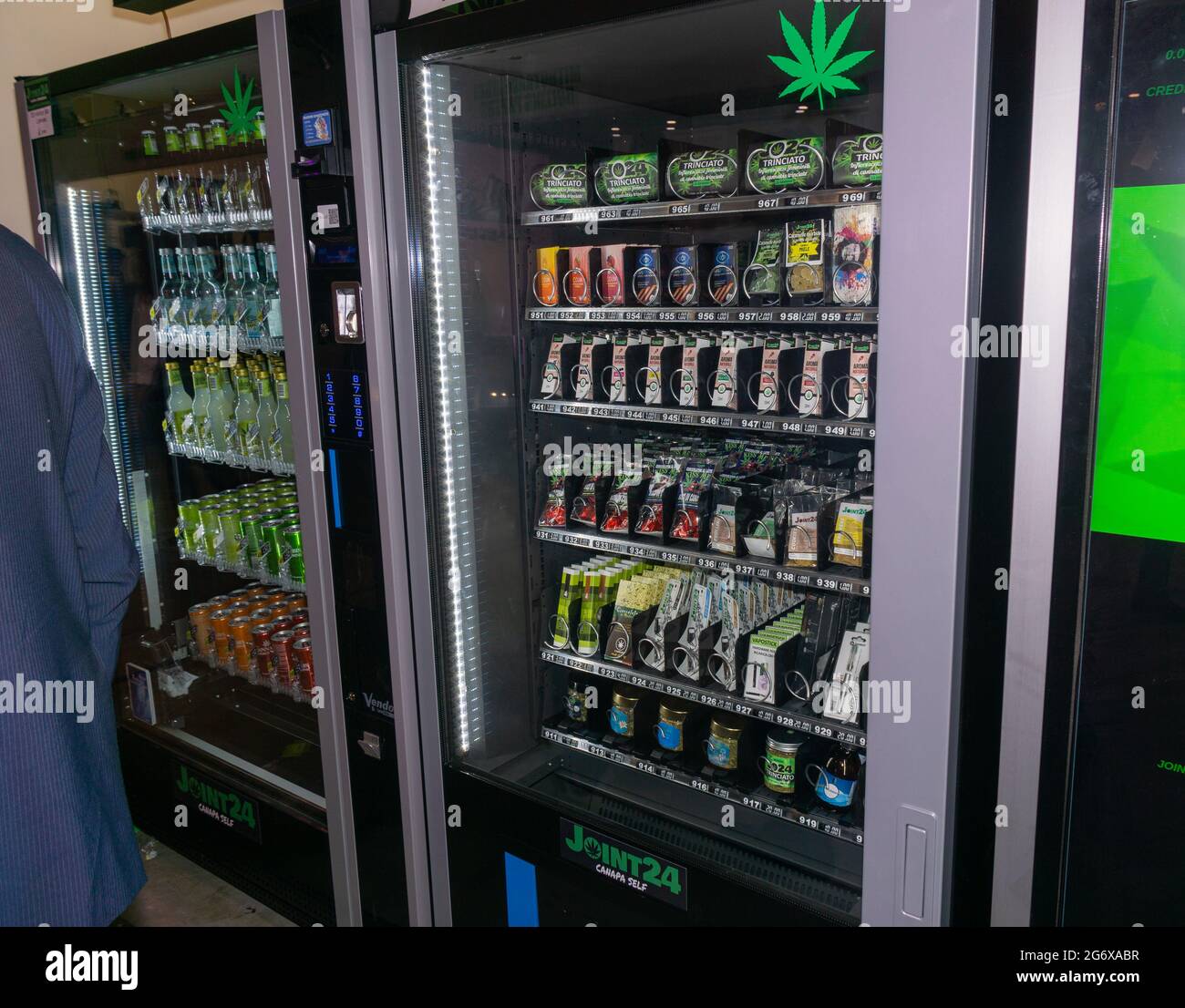 Cannabis vending machine. Commercial Marijuana business Stock Photo - Alamy