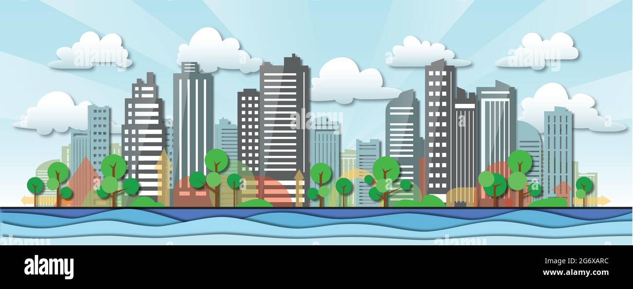 Skyscraper buildings Stock Vector Images - Alamy