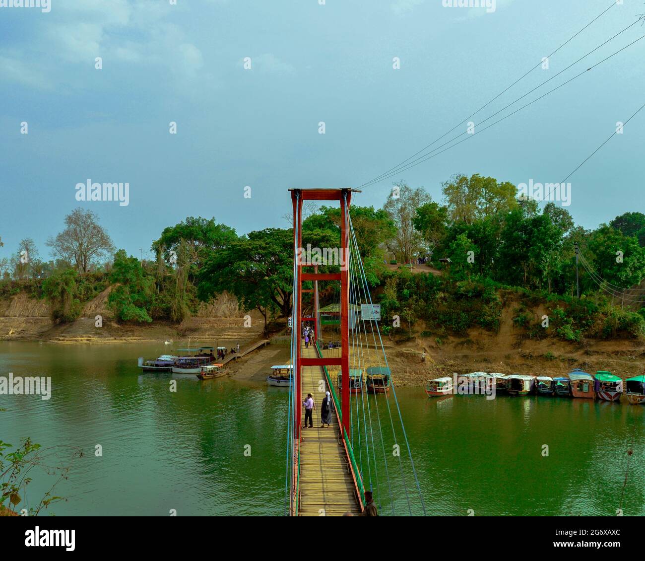Hanging bridge of Rangamati Stock Photo - Alamy