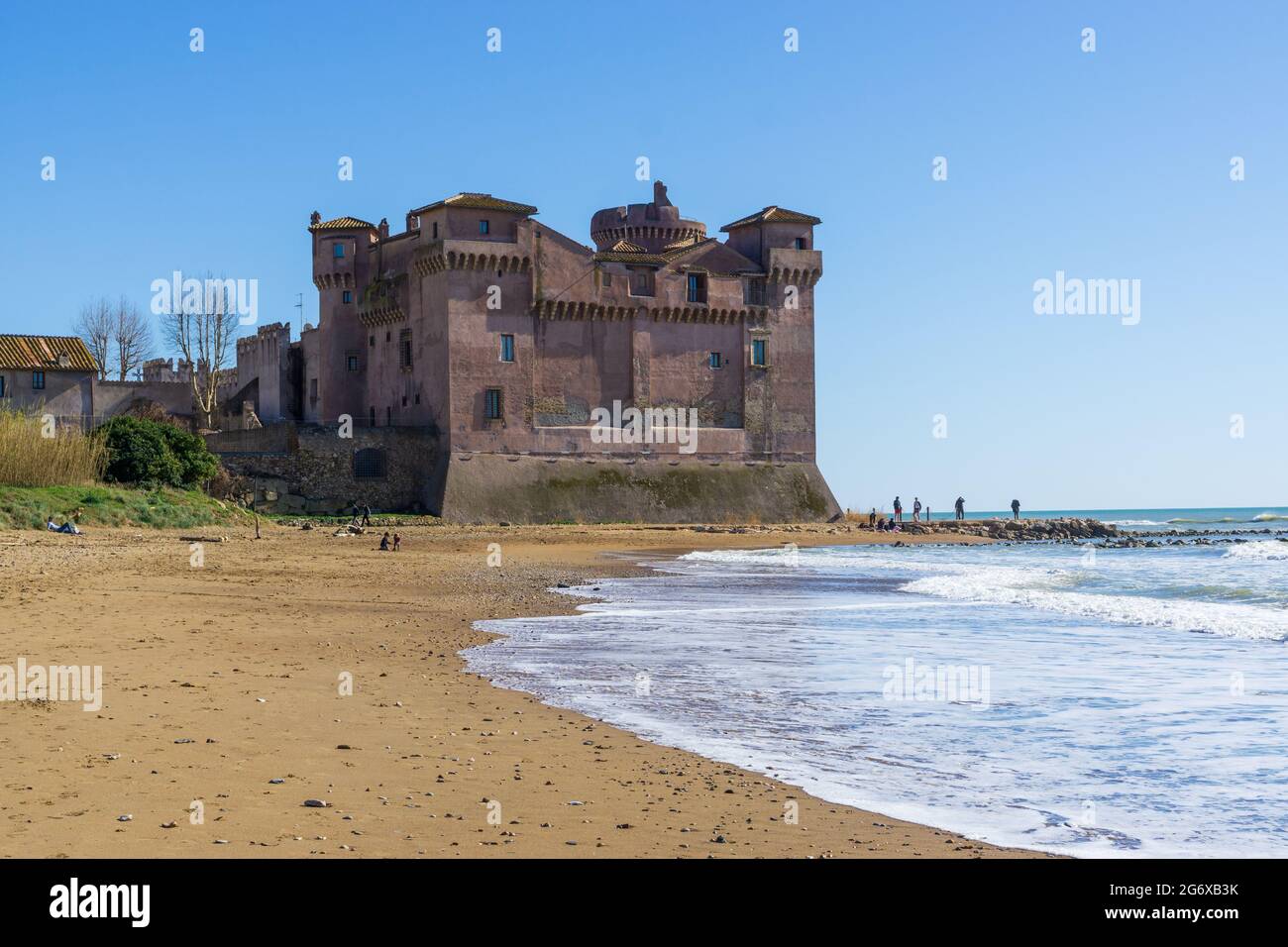 Medieval castle of Santa Severa (municipality of Santa Marinella ...
