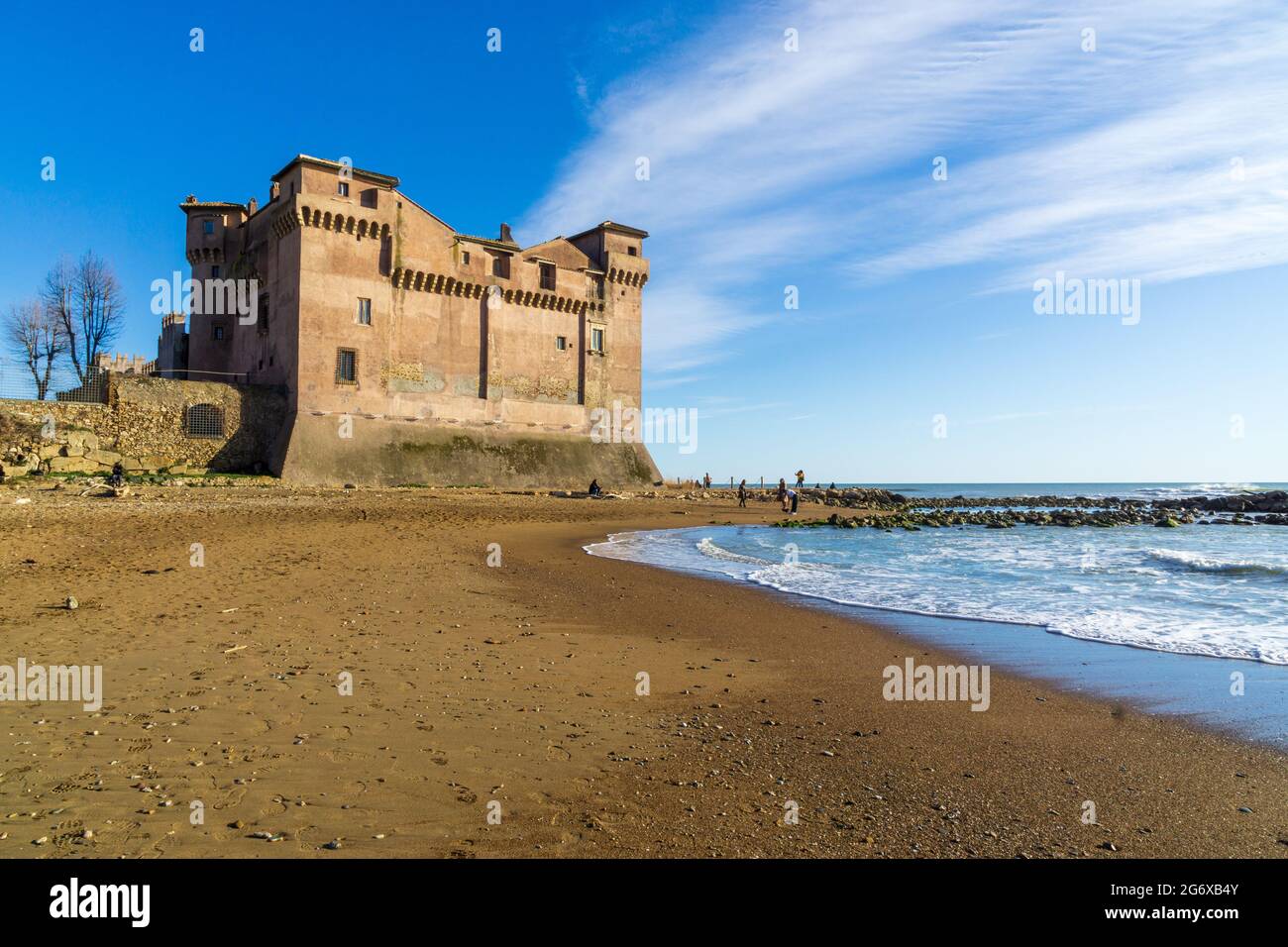 Medieval castle of Santa Severa (municipality of Santa Marinella ...