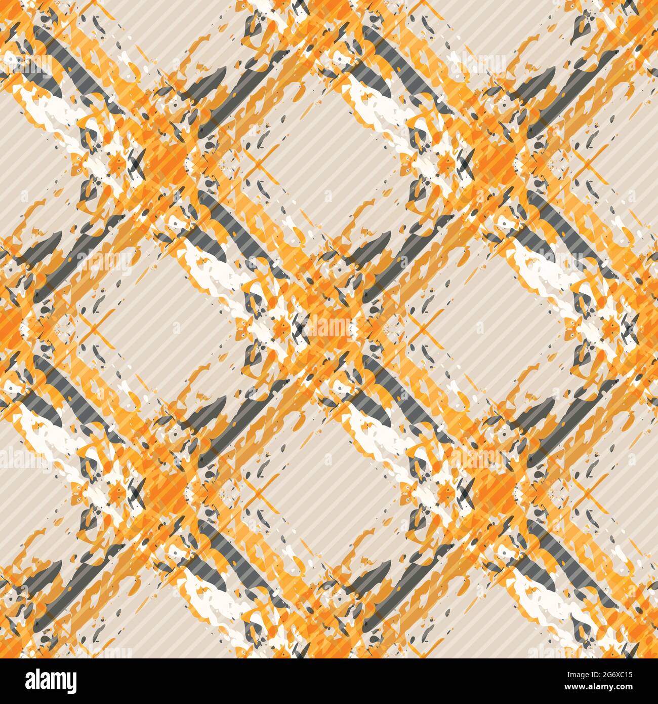 Vector watercolor effect wicker weave canvas seamless pattern ...