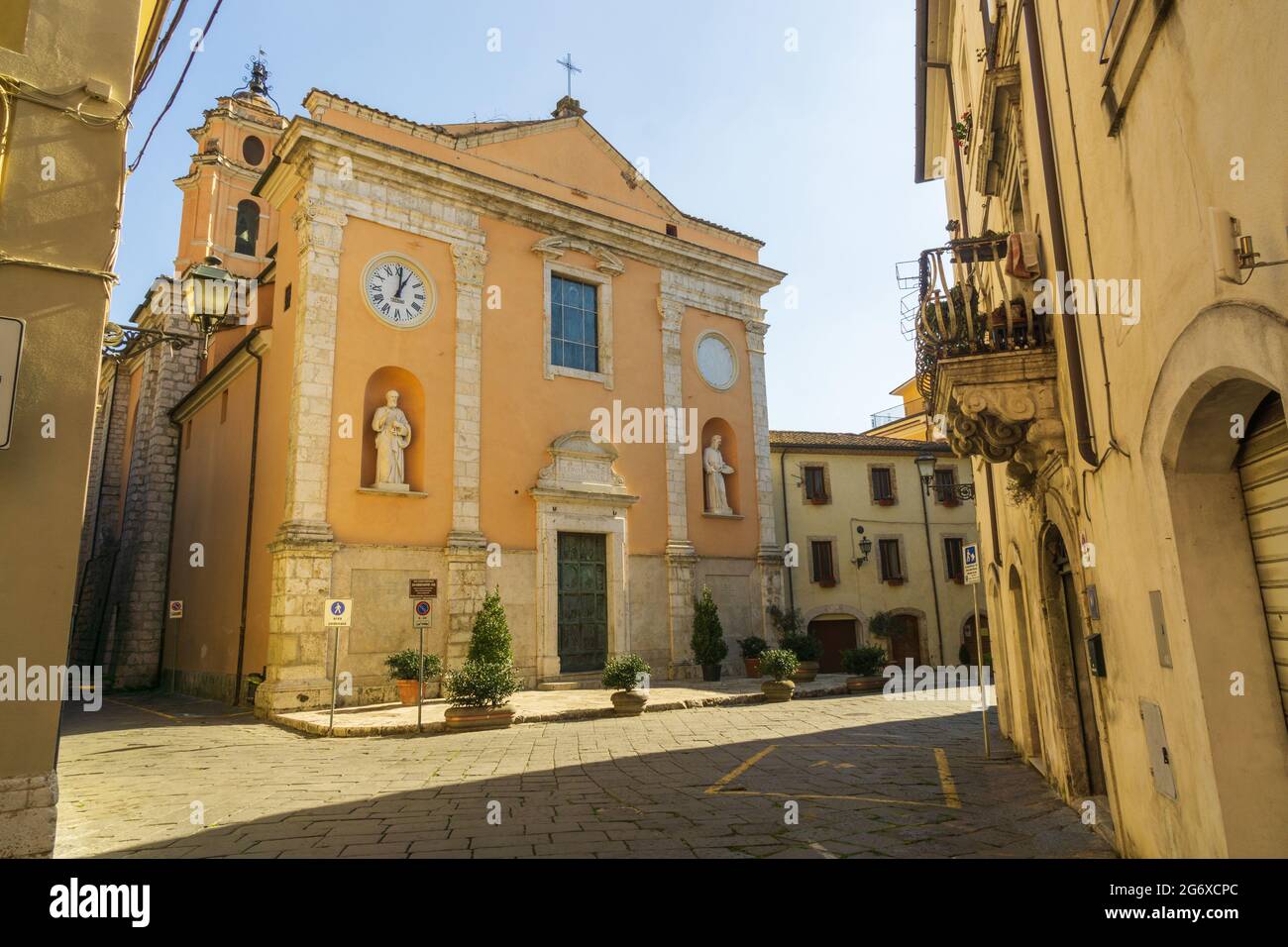Isola del Liri, Italy - 10 February 2020: medieval city famous for ...