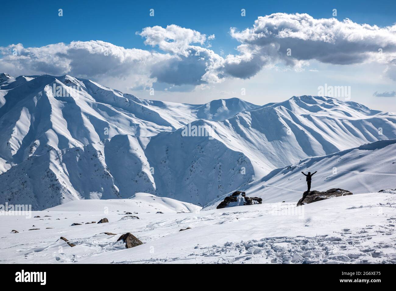 Winter season, Gulmarg is a town, a hill station, a popular tourist ...