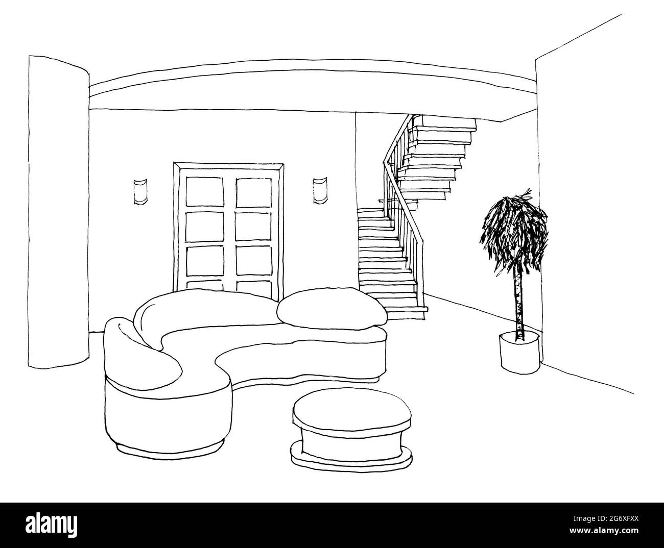 Second floor plan hi-res stock photography and images - Alamy