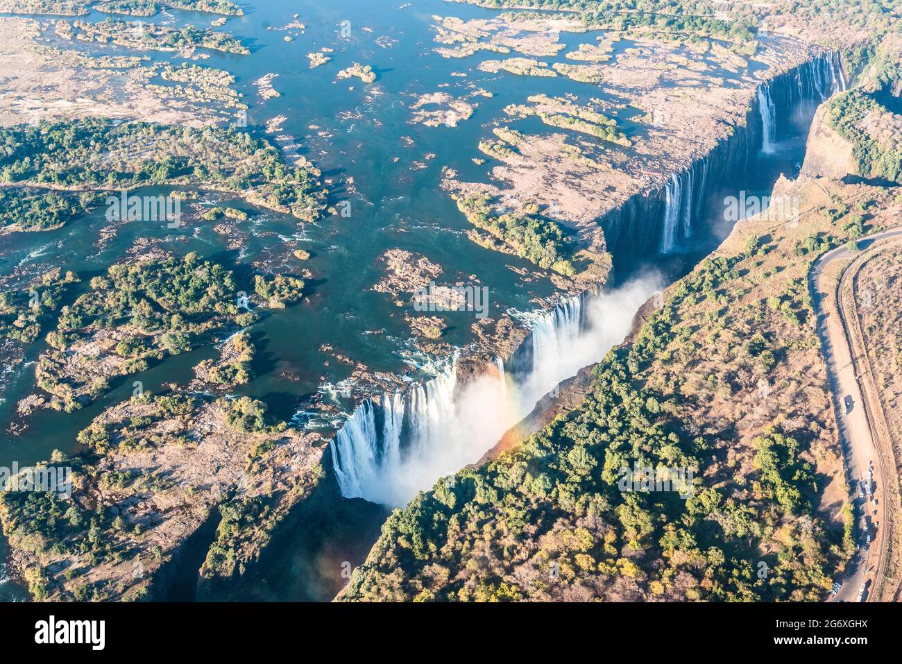 1,708 metres or more than a mile long, Victoria Falls is one of the ...