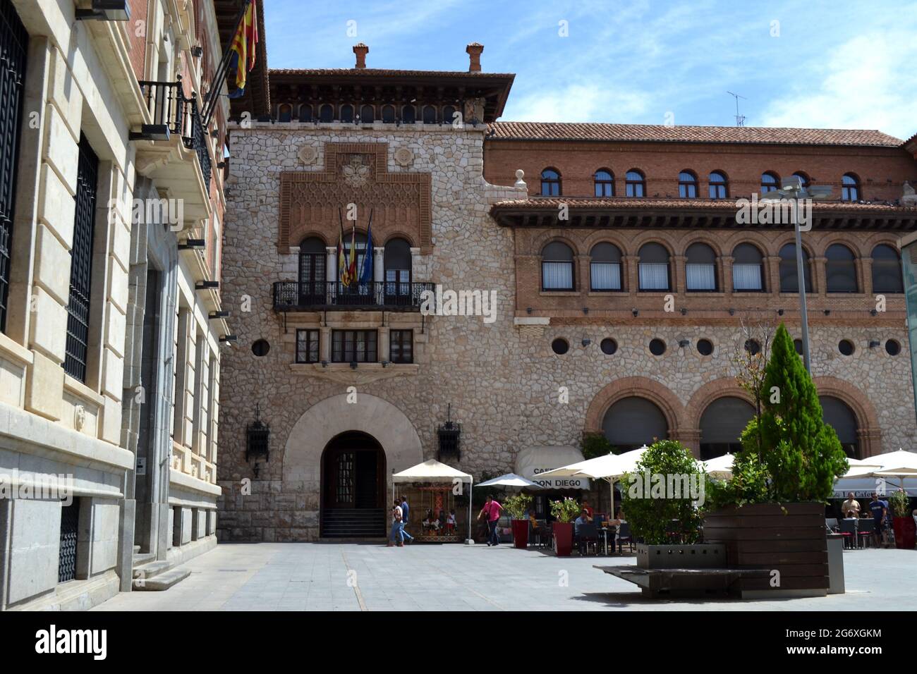 The streets of Teruel Stock Photo - Alamy