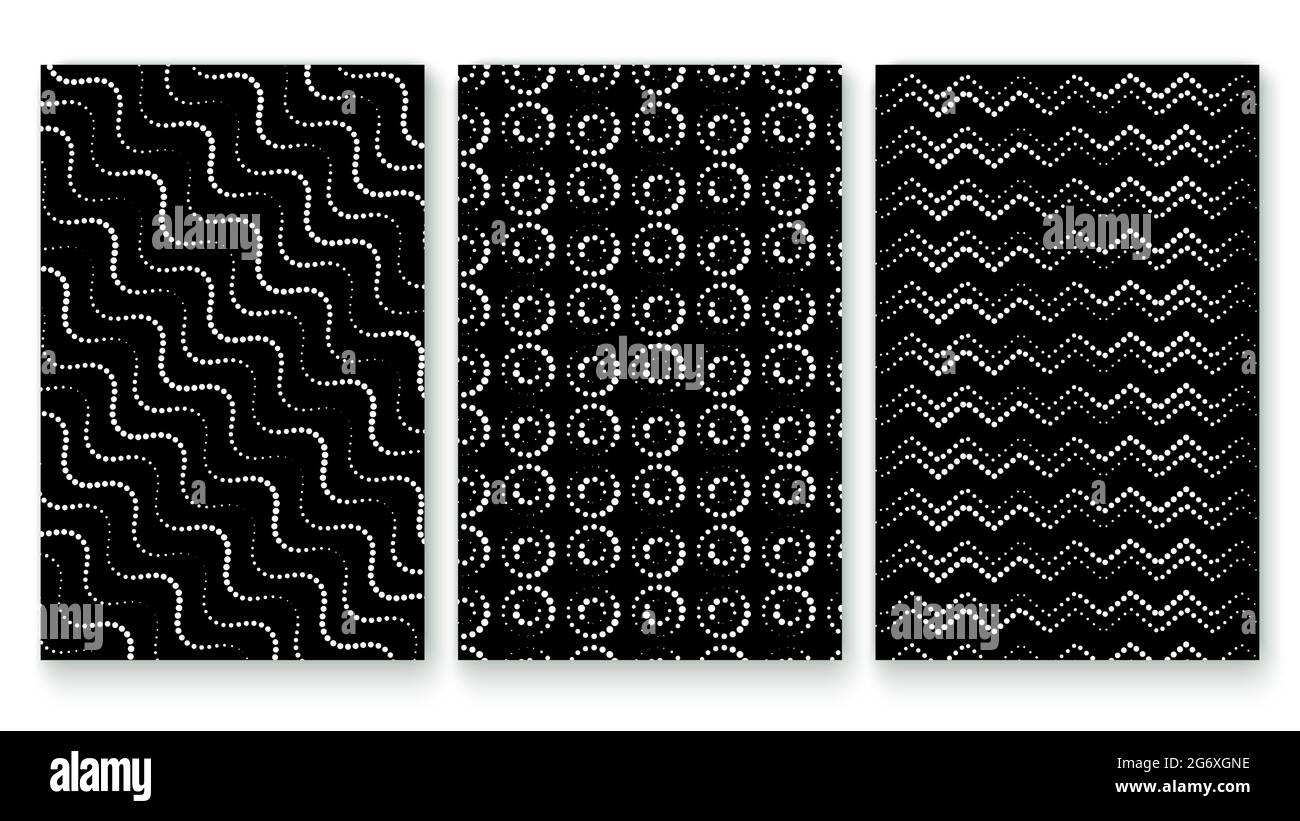 Three Geometric Patterns Stock Vector Images - Alamy