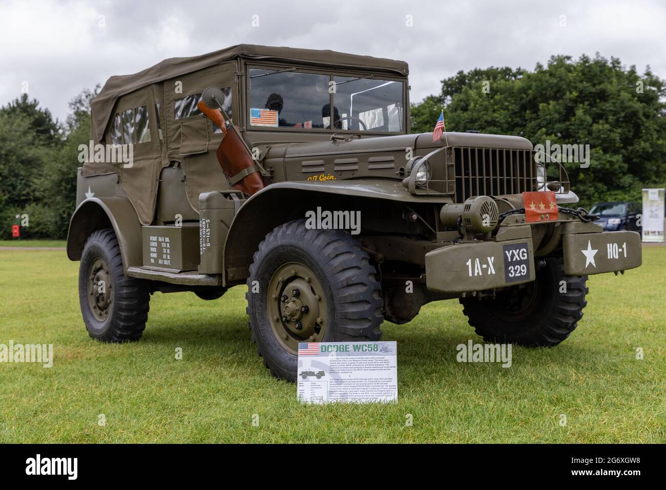 1942 Dodge WC58 command car on show at Shuttleworth military airshow on ...