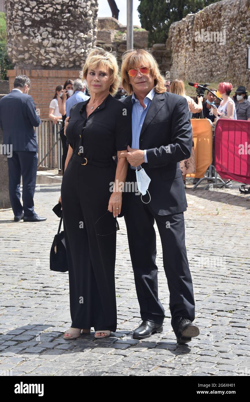 Rome, Italy. 09th July, 2021. Rome - Campidoglio - Raffaella Carra's ...