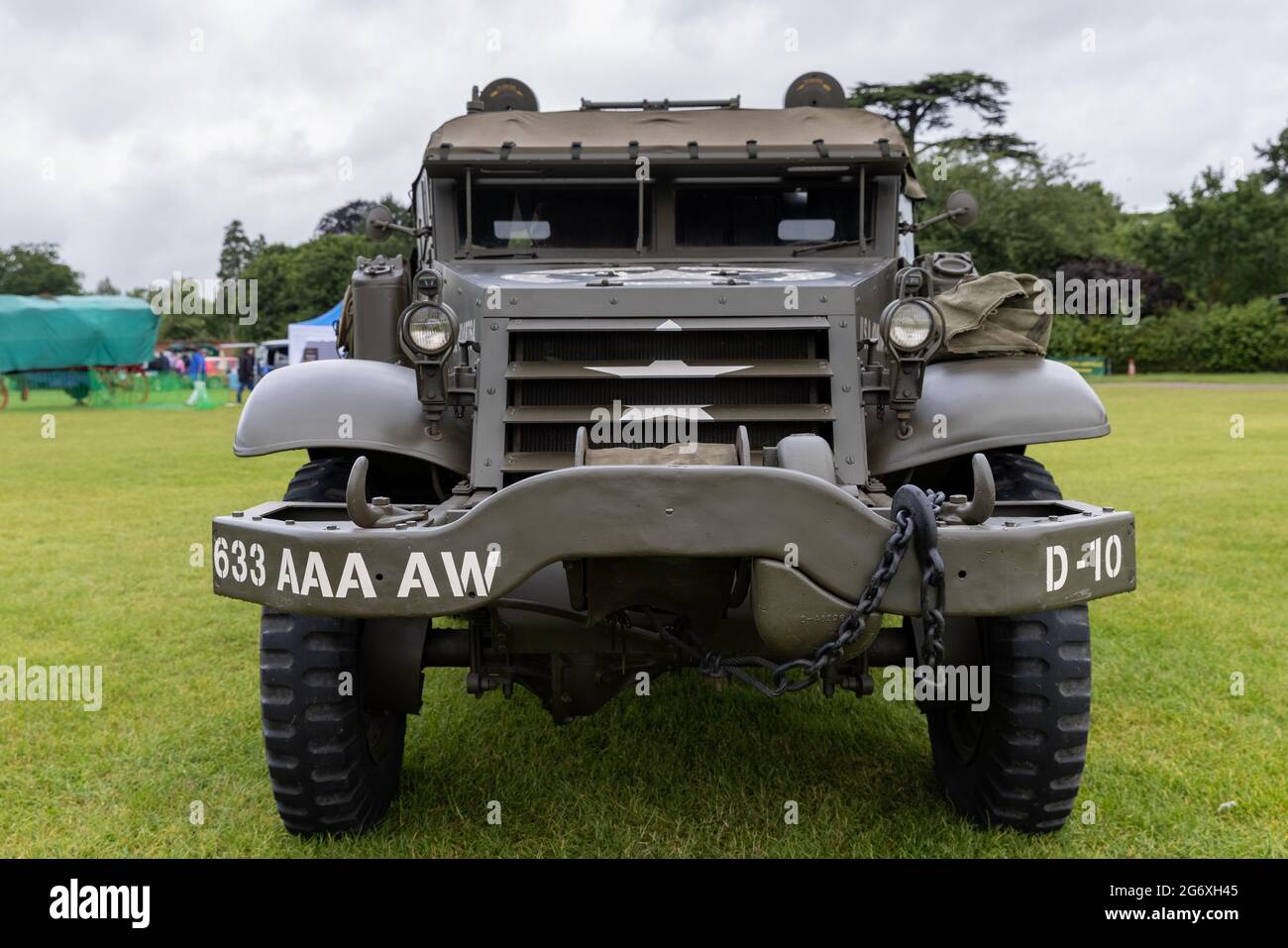 M3 Half-track armored personnel Carrier on static display at ...