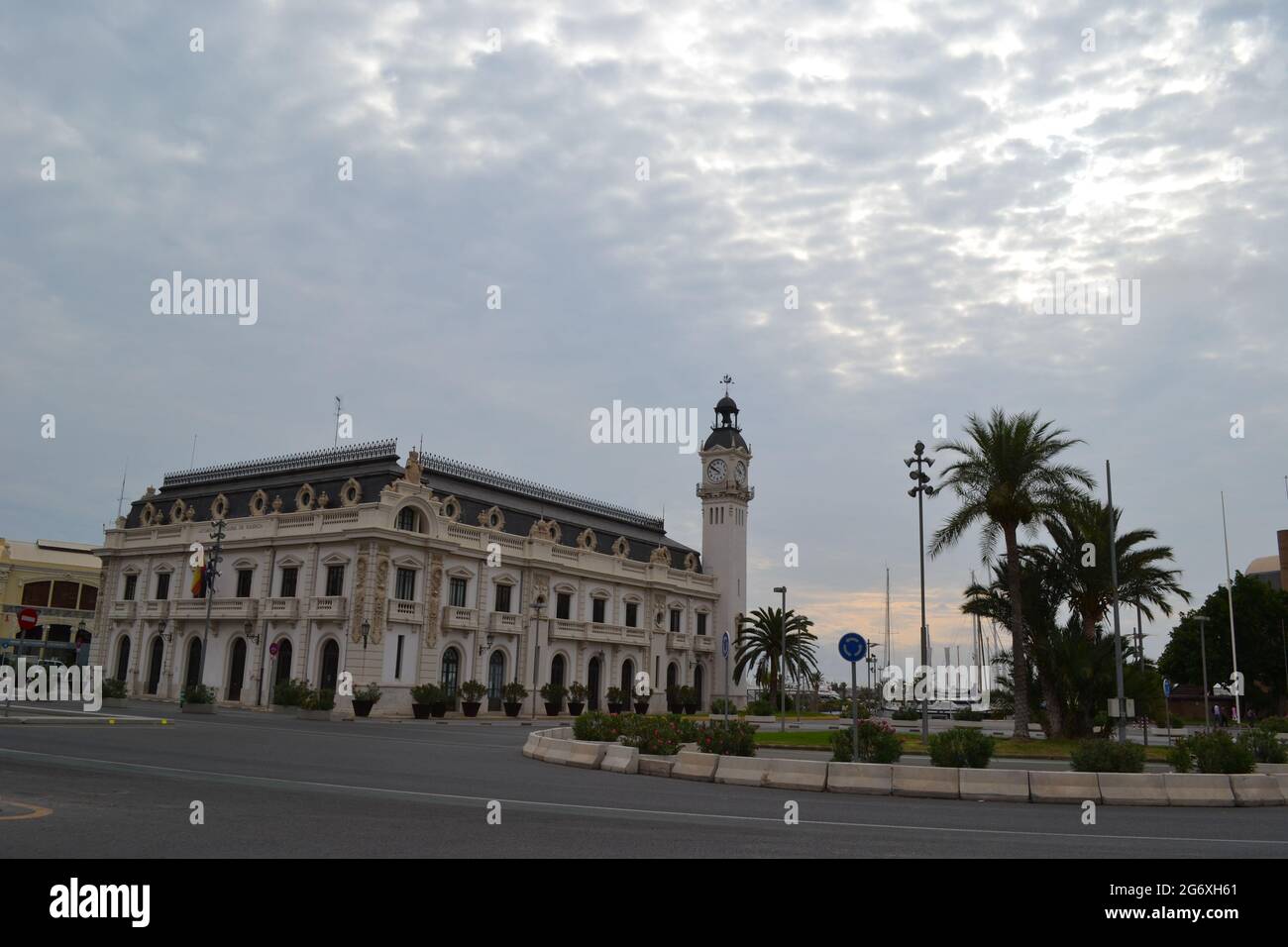 Seaport of Valencia Stock Photo - Alamy