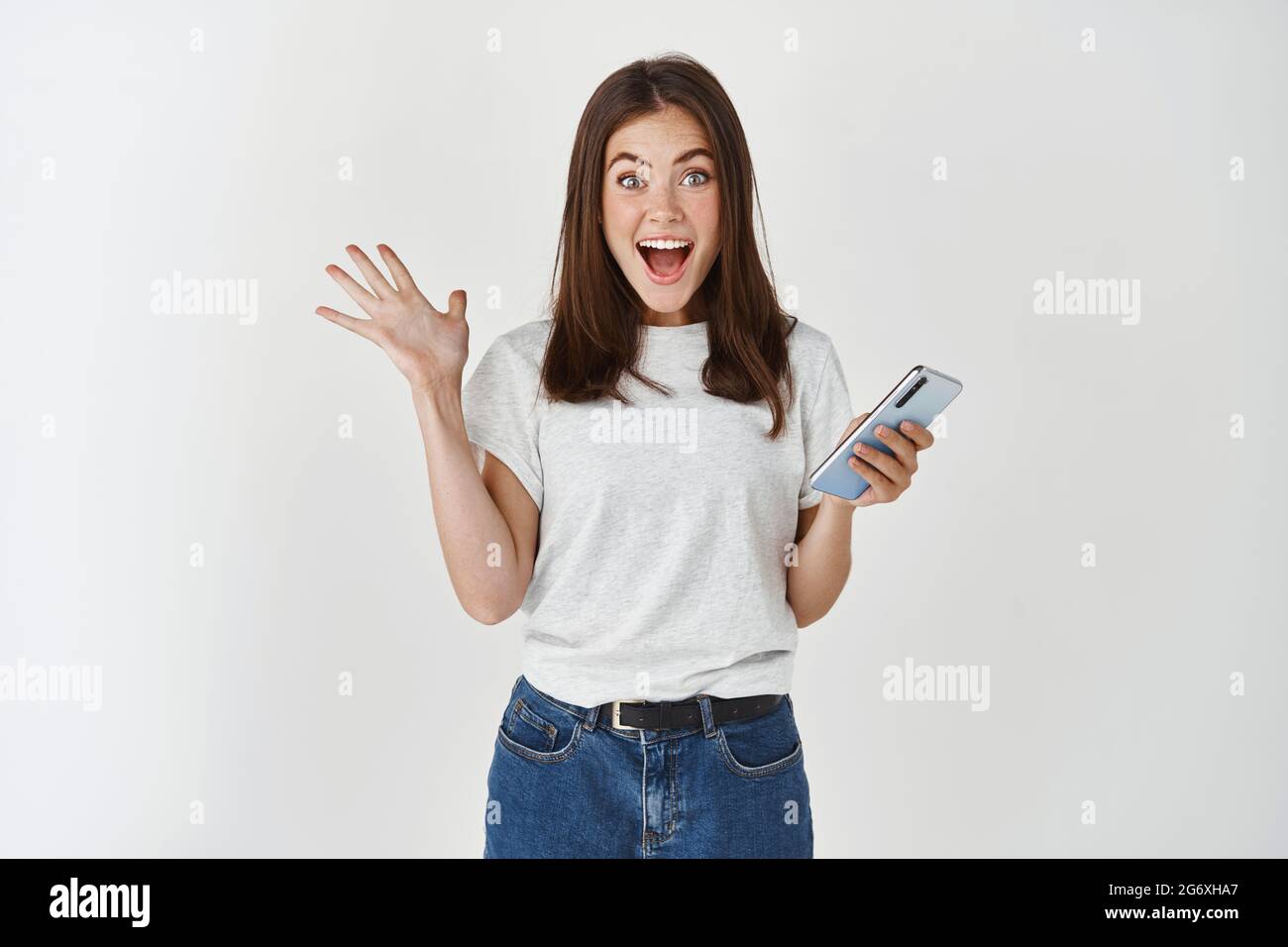 Happy scream hi-res stock photography and images - Alamy