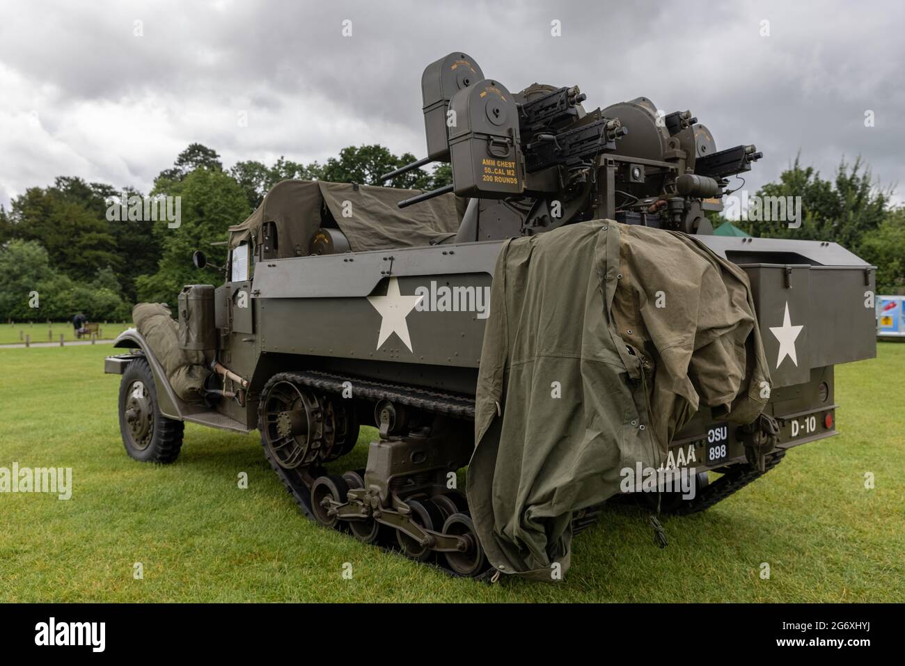 M3 Half-track armored personnel Carrier on static display at ...