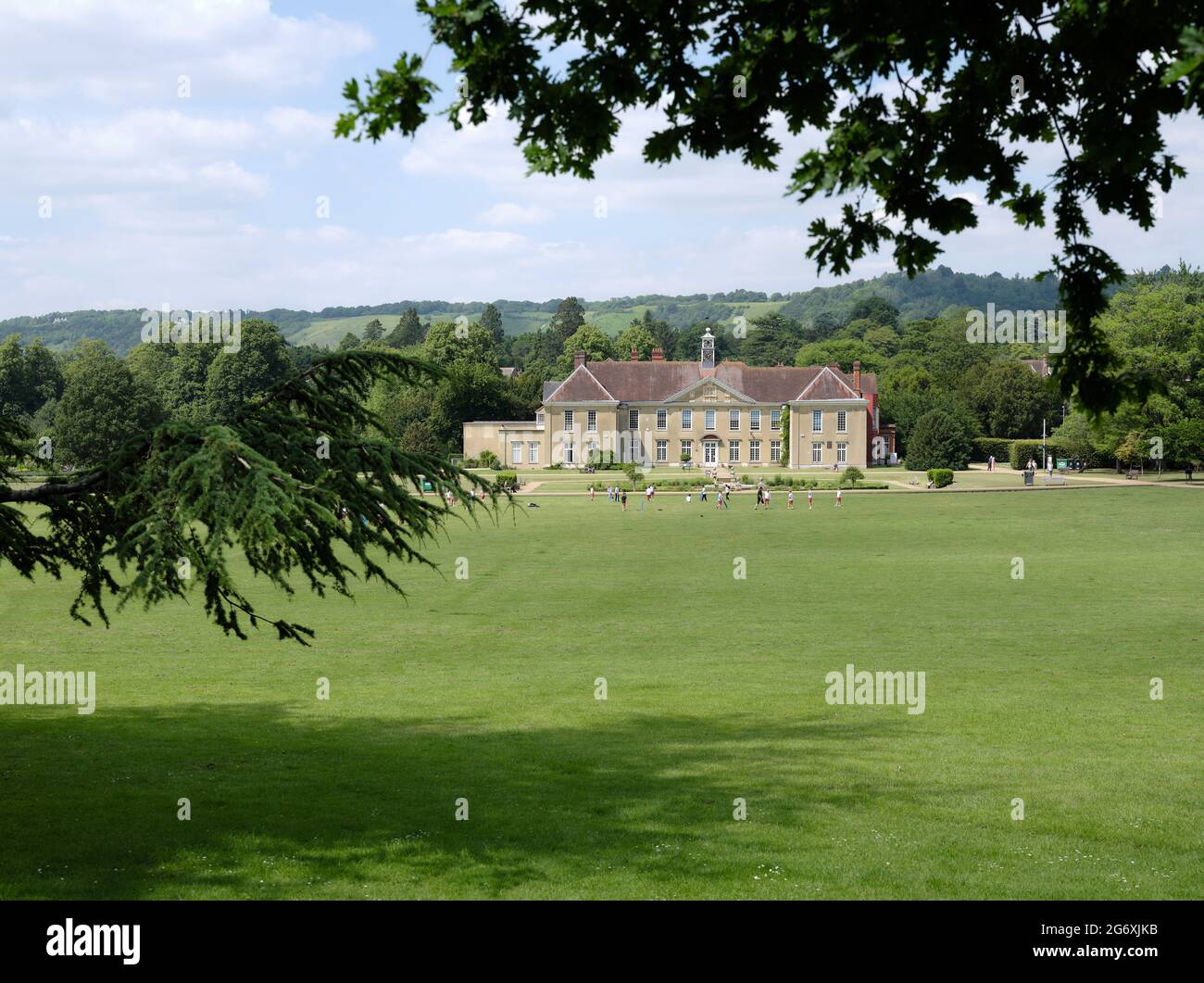 Reigate Summer Landscape - A summer day in Reigate Priory Park with ...