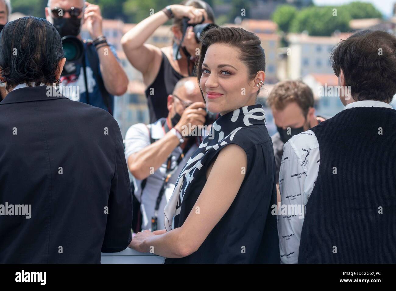Marion Cotillard poses at the photocall of the film 'Annette' during ...