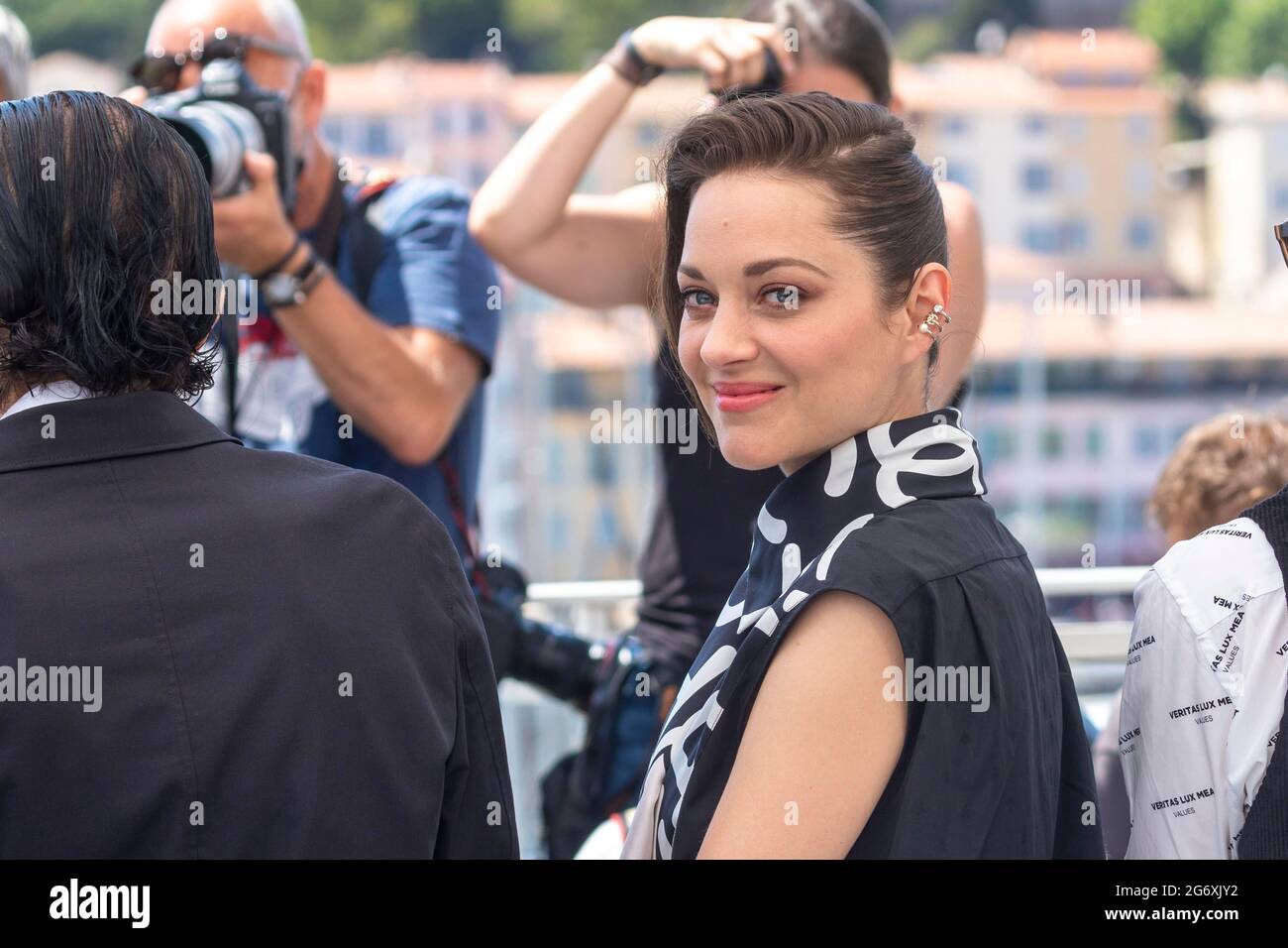 Marion Cotillard poses at the photocall of the film 'Annette' during ...