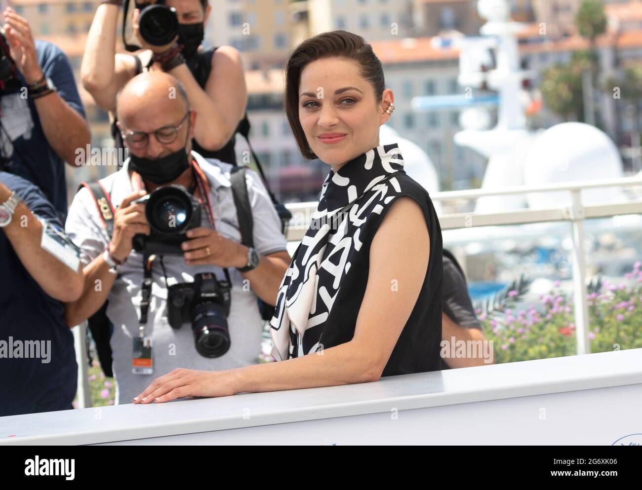 Marion Cotillard poses at the photocall of the film 'Annette' during ...