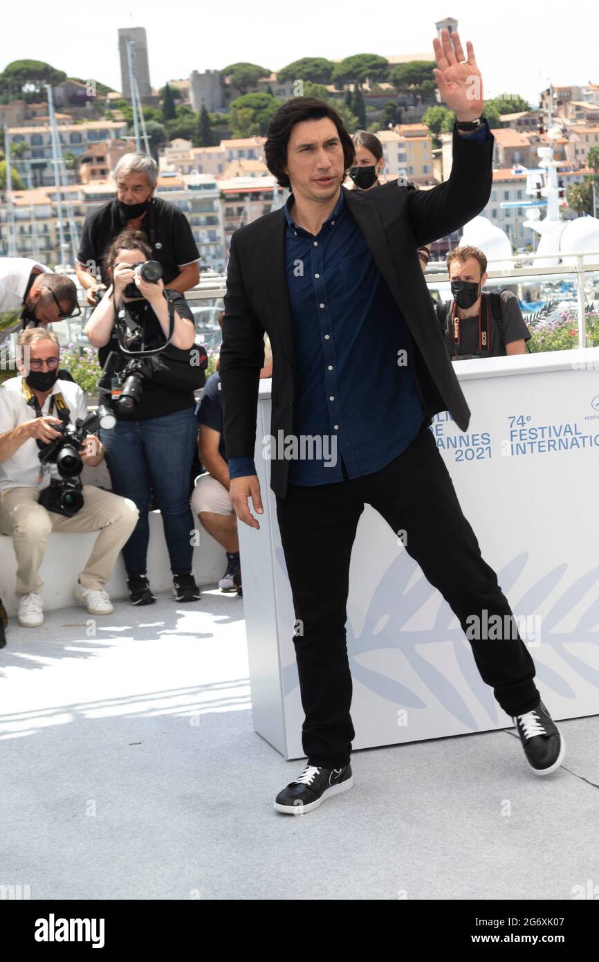 Adam Driver poses at the photocall of the film 'Annette' during the ...