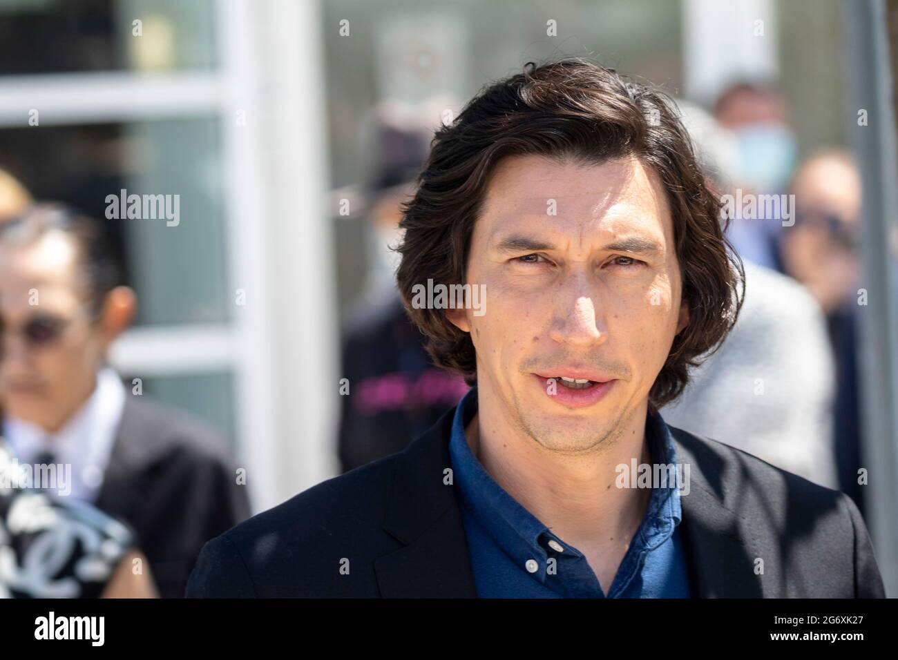 Adam Driver poses at the photocall of the film 'Annette' during the ...