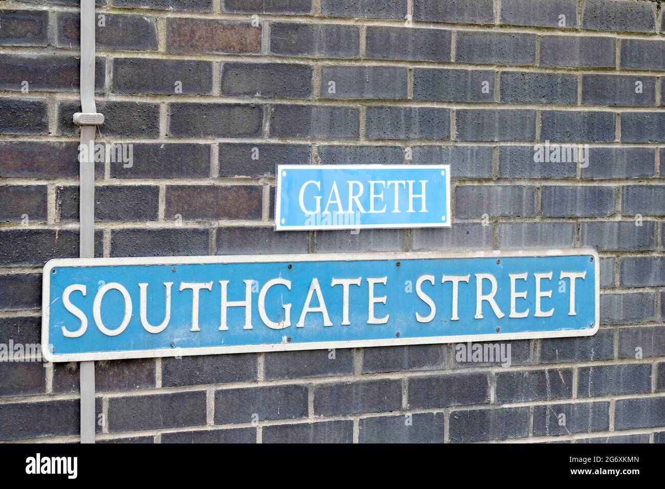 Southgate Street, Gloucester, UK. 9th July, 2021. Gareth Southgate the ...